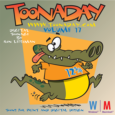 Toonaday Volume 17 - Includes 365 Toon People and Animals