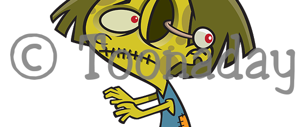 Zombie Girl 4 - Toonaday Zombie Girl 4